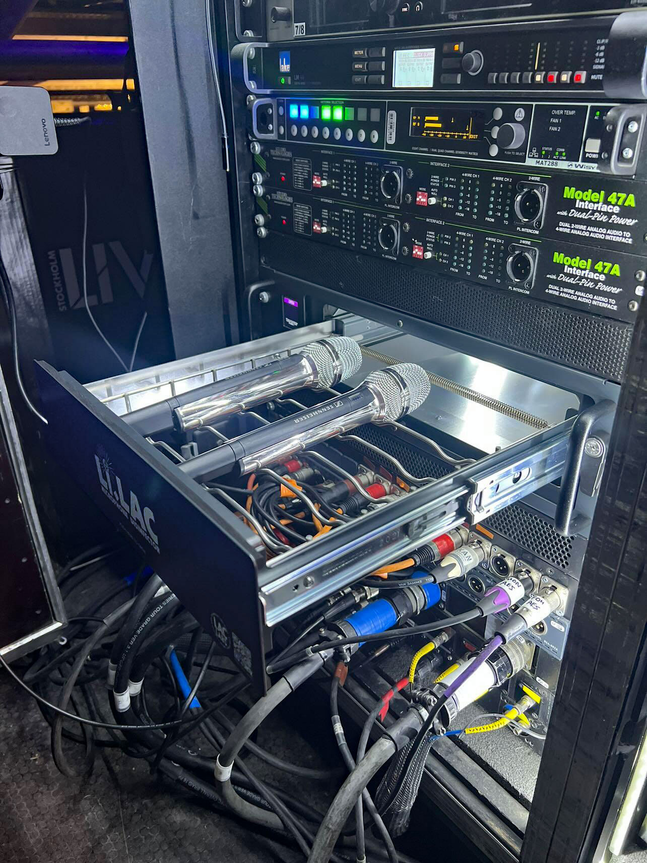 Li.LAC microphone disinfection in use with The Weeknd